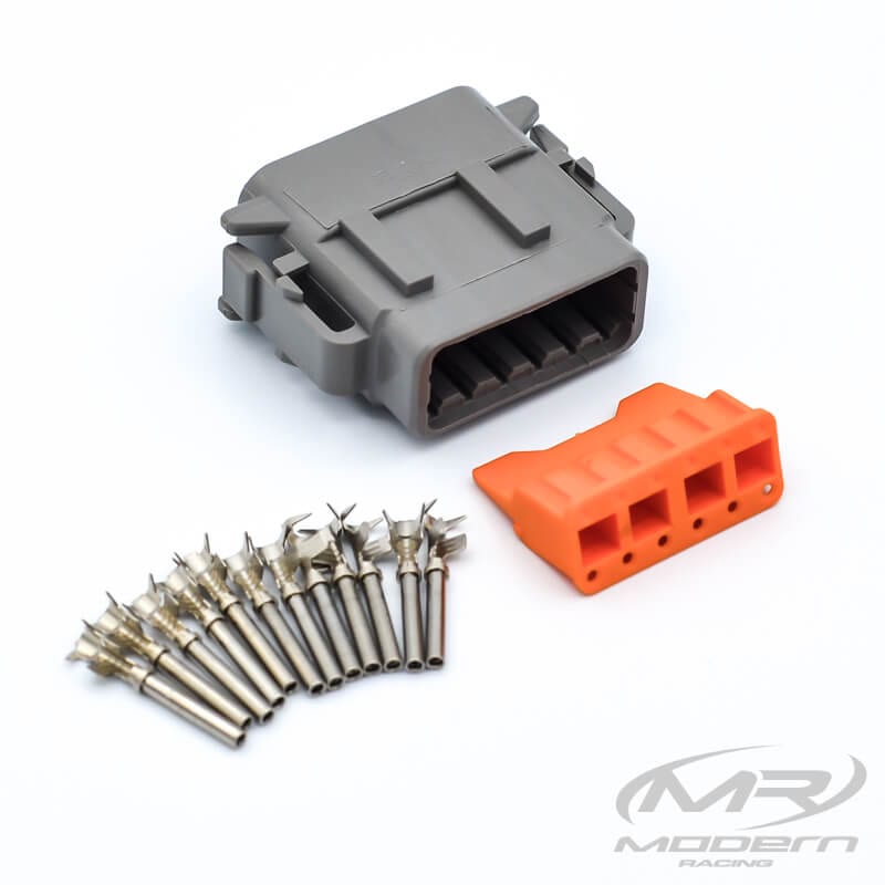 Deutsch DTM 12 Socket Connector (Gray) – Modern Racing