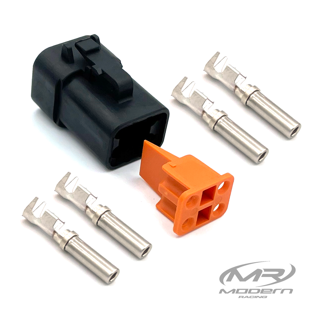 Deutsch DTP 4 Socket Connector (Black) – Modern Racing