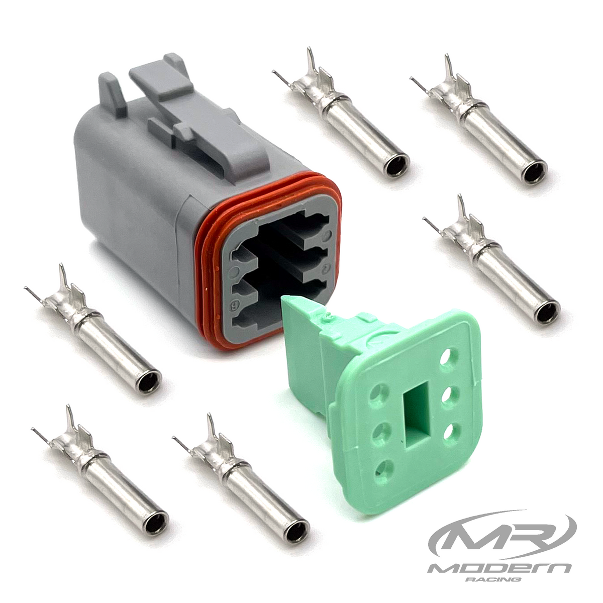 Deutsch DT 6 Socket Connector (Gray) – Modern Racing