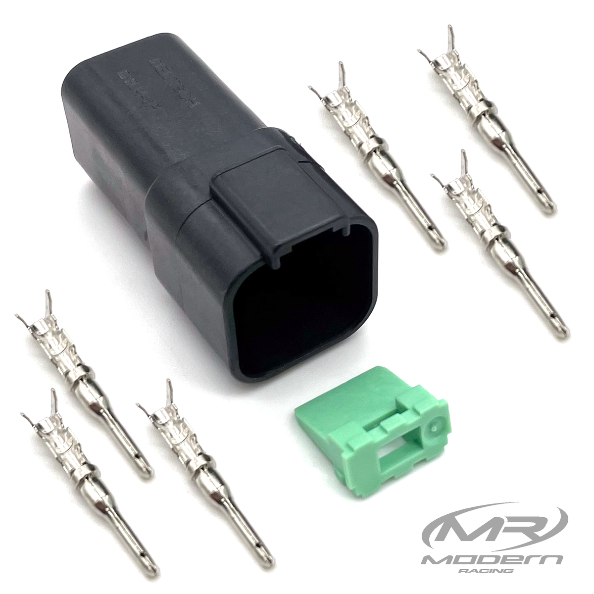Deutsch DT 6 Pin Connector (Black) – Modern Racing