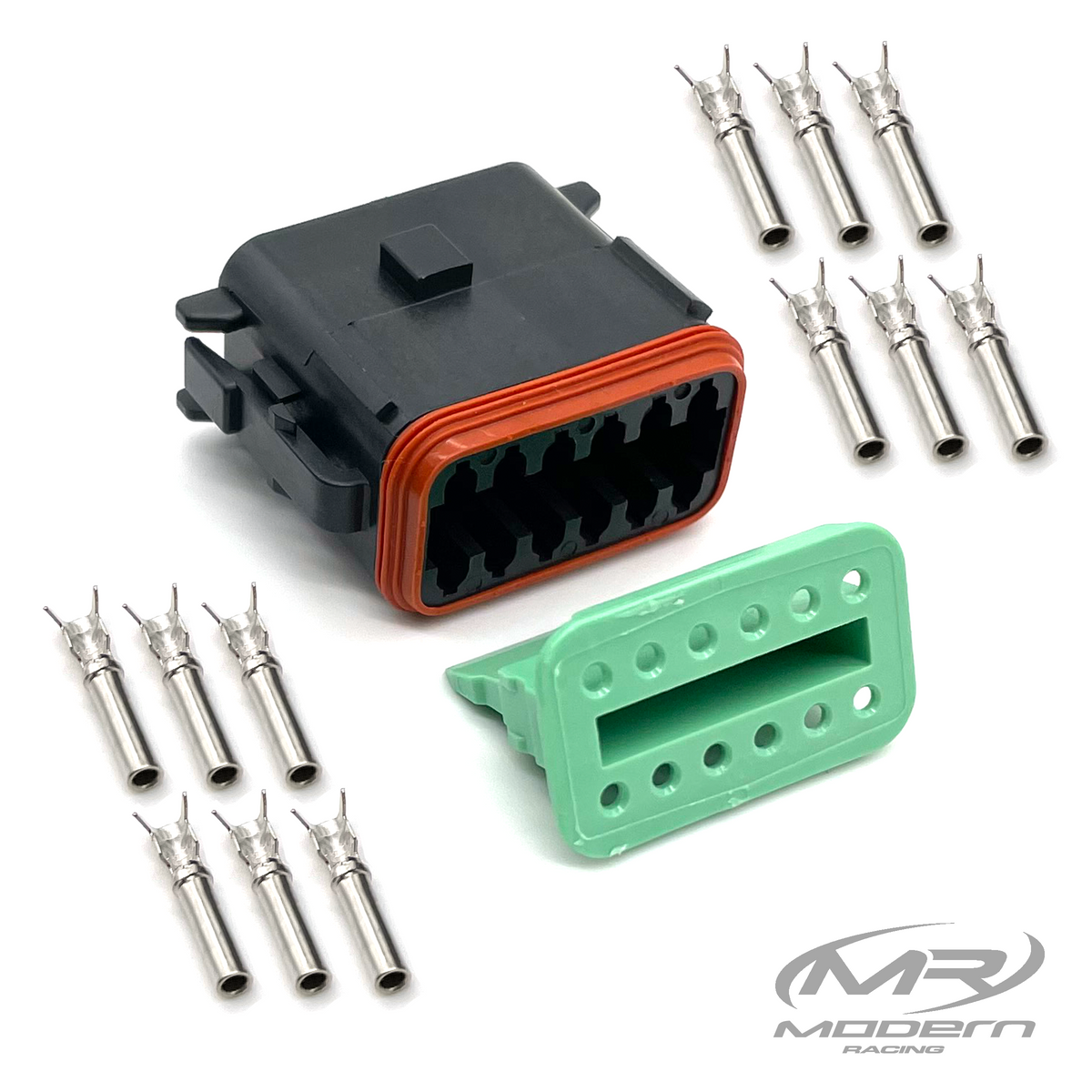 Deutsch DT 12 Socket Connector (Black) – Modern Racing