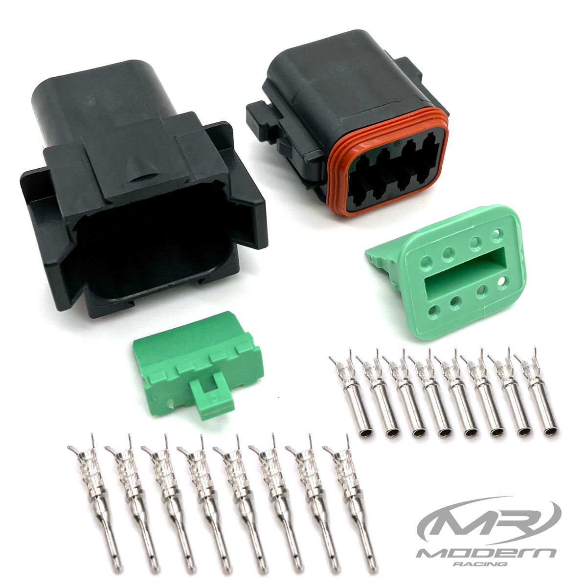 Deutsch DT 8 Socket/Pin Mating Pair Connector Kit (Black) – Modern Racing