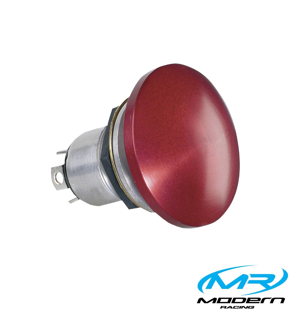 Oversized Momentary Push Button Switch. Red – Modern Racing